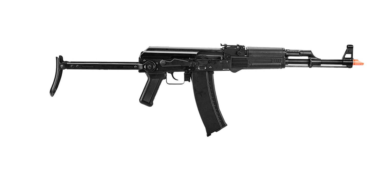 WellFire Metal AK74U CO2 Gas Blowback Airsoft Rifle Gun w/Folding Stock ...