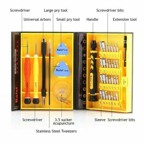 38 in 1 Screwdriver Repair Kit Tools for Samsung Galaxy S3 S4 iPhone 4 ...