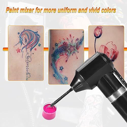 Ink Mixer Pigment Mixer - Machine Ink Agitator Machine with 100pcs Ink ...