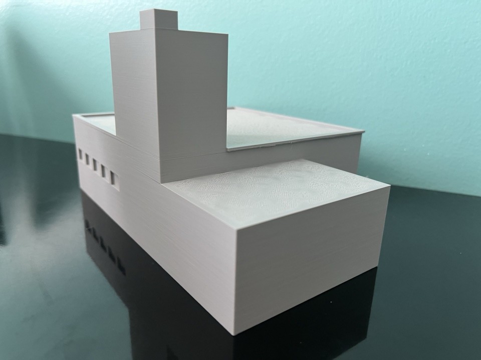 HO Scale Fire Station Model Kit 3D Printed Building Fire Department ...