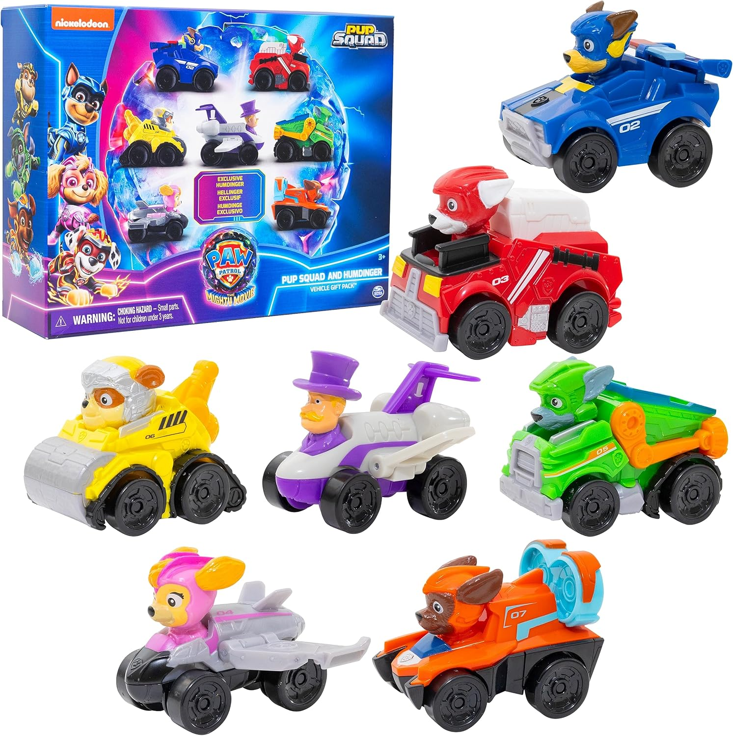 Paw Patrol Zuma Mighty Movie Jet Boat Toy with Lights & Sounds for Kids ...