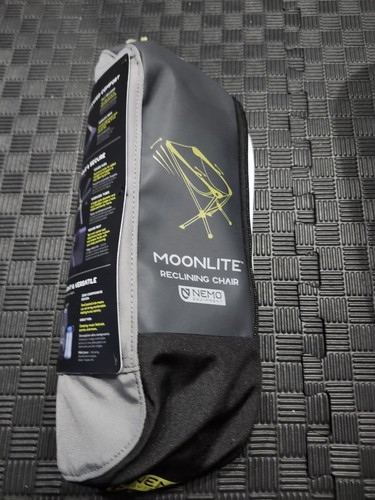 NEMO Equipment Moonlite Reclining Camp Chair - One Size - Black Pearl ...