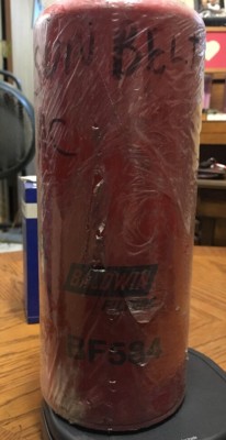 (LB4) BALDWIN Fuel Filter BF584- P555823, 33384, FF211, 1R0712, 2W2134 ...