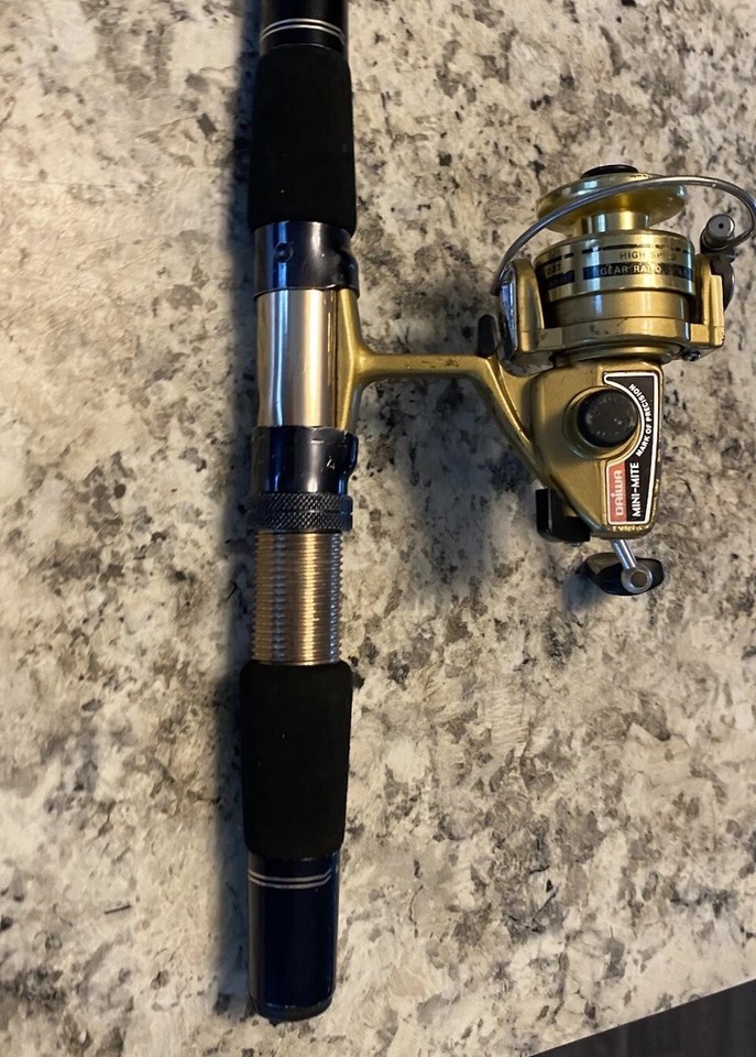 Daiwa Mini-Mite Reel Regal Rod Combo Vintage 5ft Ultralight trout rod ...