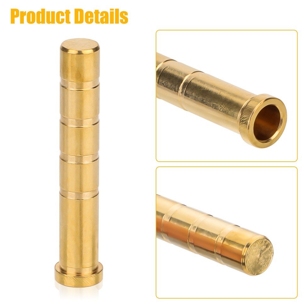 12Pcs 100Grain Heavy Weight Arrow Brass Inserts Base Archery ID6.2mm ...