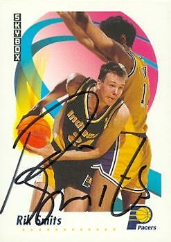 Rik Smits autographed Basketball Card (Indiana Pacers) 1991 Skybox #118 ...