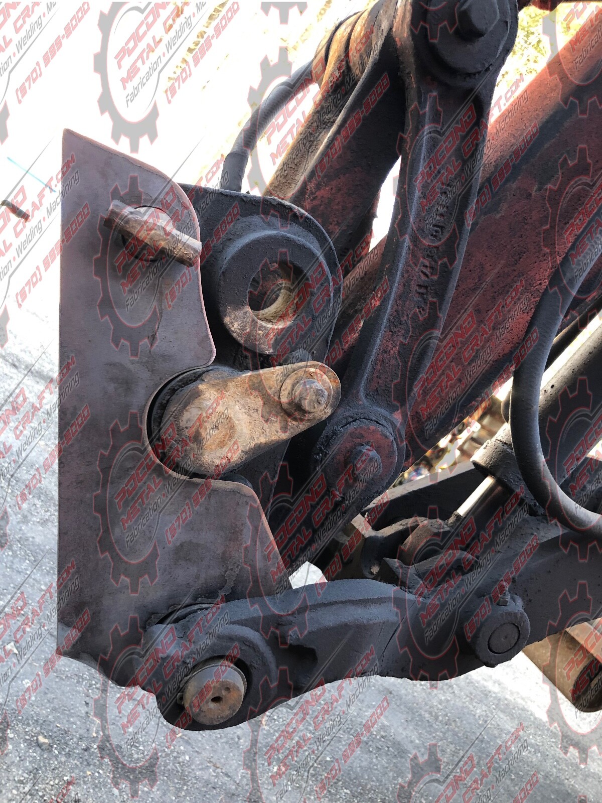 Kubota Excavator Extended Quick Attach Bucket Ears Attachment U45 KX161 ...