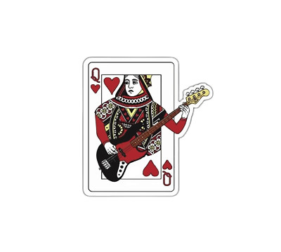 Queen Card Sticker Decal Guitar Card | eBay