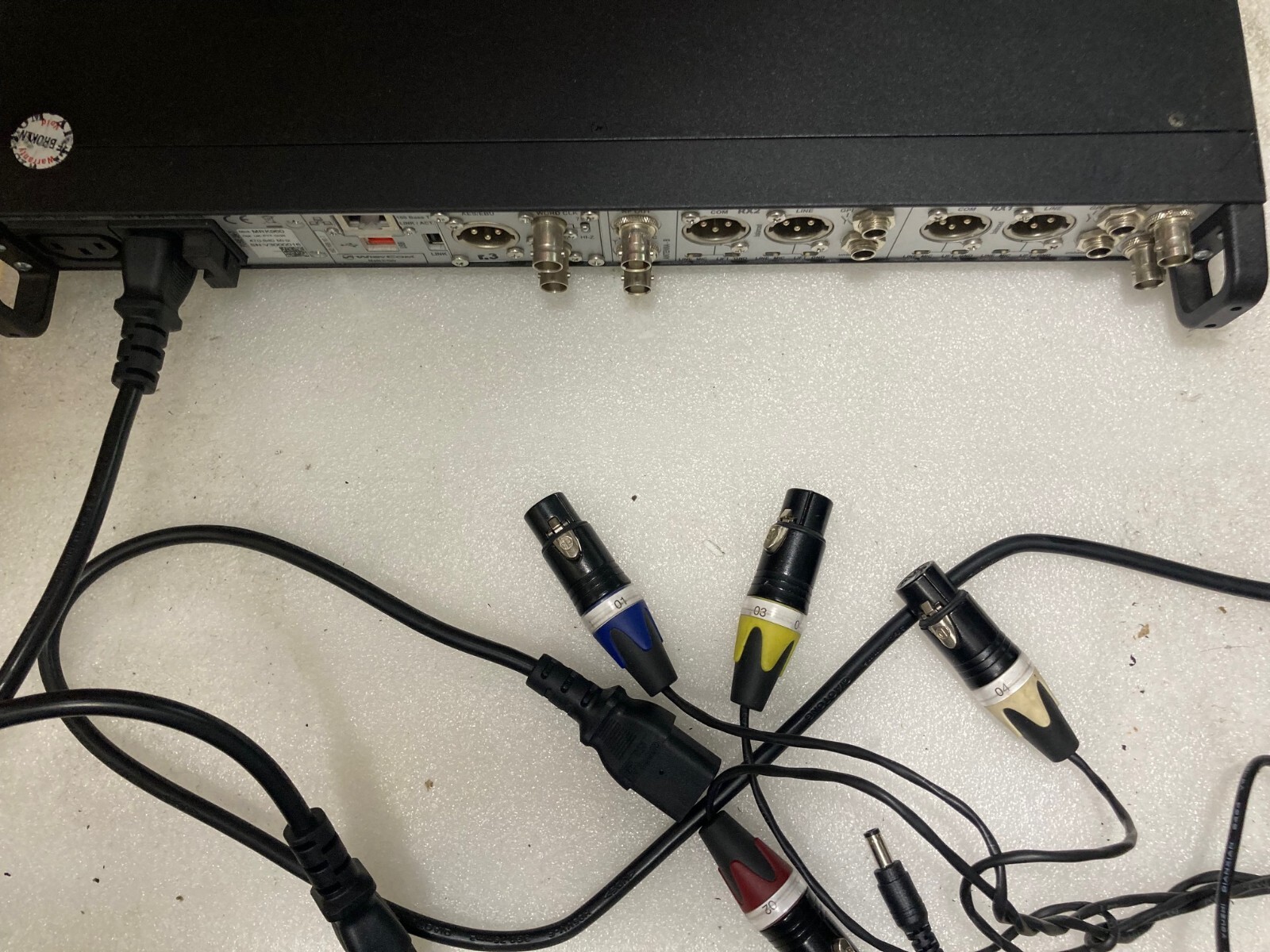 WISYCOM MRK960 dual RECEIVER, true diversity, AES3, PTT, Ethersound 470 ...