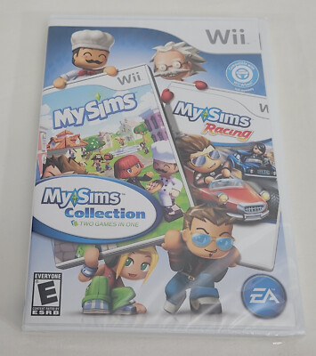 My Sims Collection My Sims / My Sims Racing Nintendo Wii New / Sealed ...