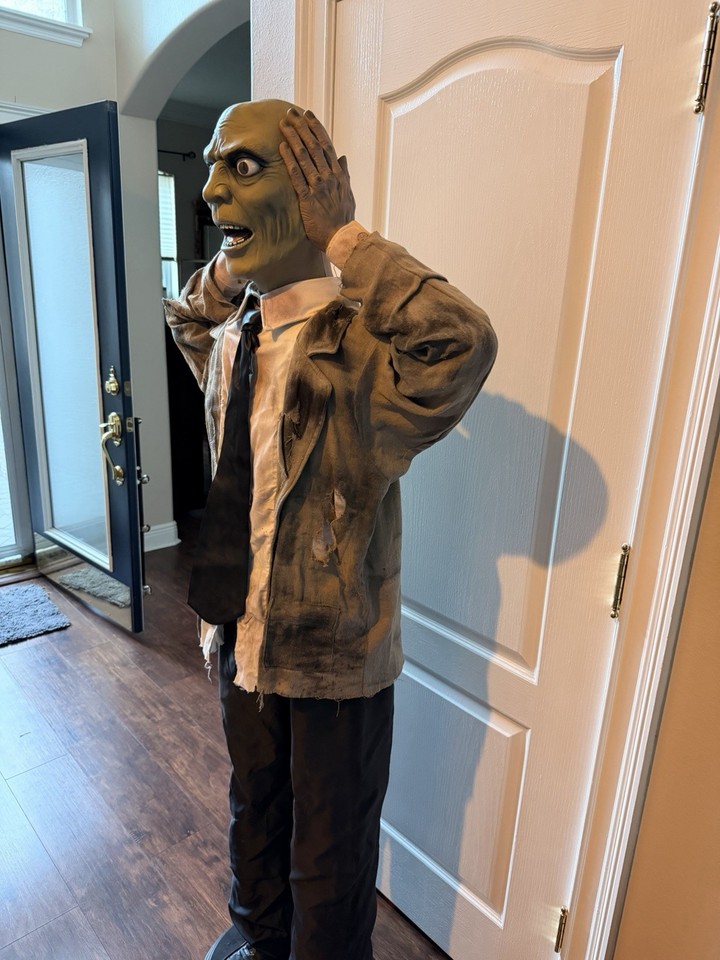 FOR PARTS/REPAIR Heads Up Harry Animated Halloween Prop Magic Power ...