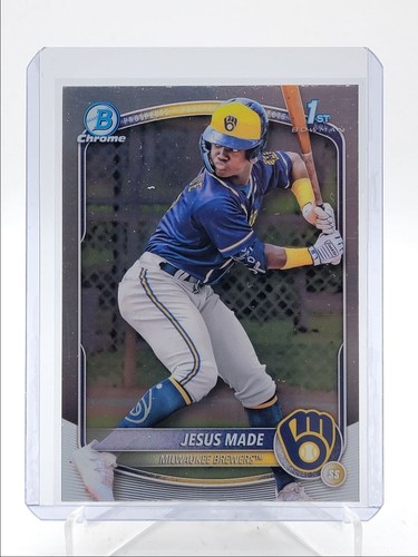 JESUS MADE 2025 BOWMAN CHROME 1ST BASEBALL BREWERS Q1449 | eBay