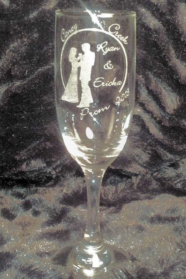 Personalized Prom or any occasion glasses. Wedding/Anniversary/Birthday ...