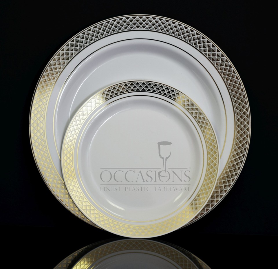 " OCCASIONS " Wedding Party Disposable Plastic Party Plates, Choose ...