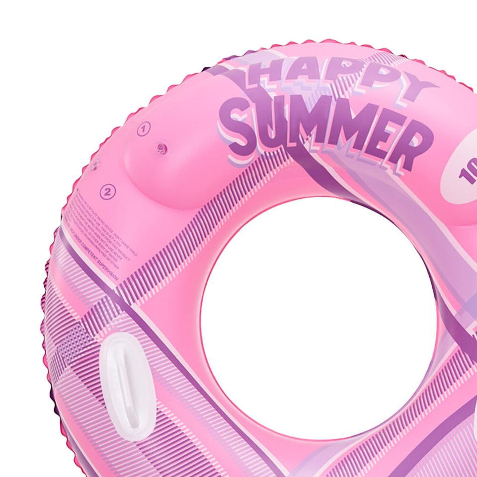 Inflatable Swim Rings Swimming Rings Floaties Leakproof with Handle for ...