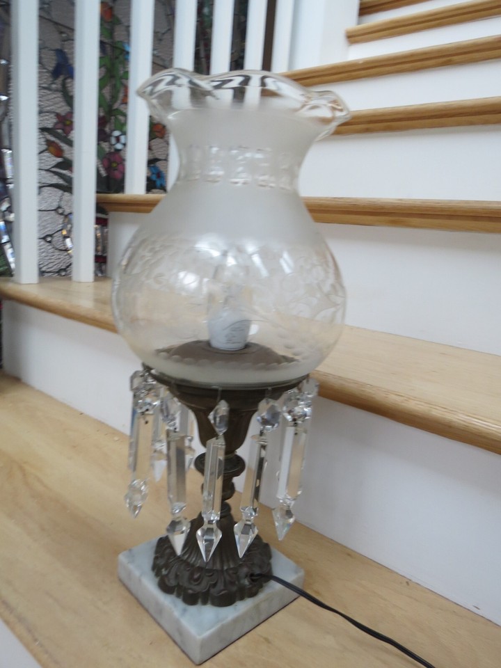 Antique Astral lamp 1850 era | eBay