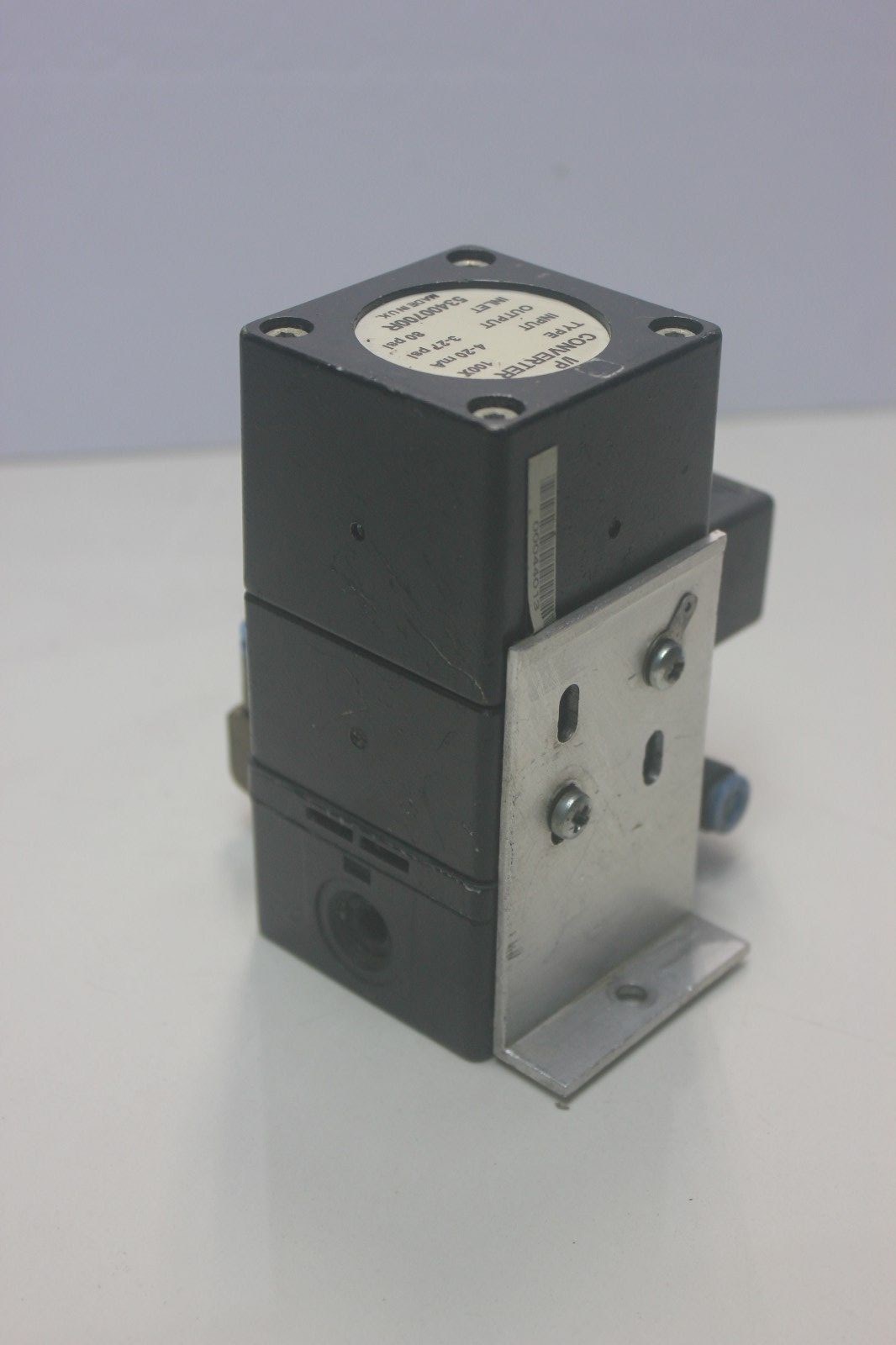 Watson Smith 53400700R I/P converter, 4 to 20 ma, 3 to 27 PSI, 7 Of ...