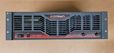 Crown CE2000 2-Channel Professional Power Amplifier Audio Stereo Rack ...