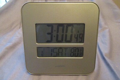 Atomix Clock Digital Wall Or Stand Works | eBay