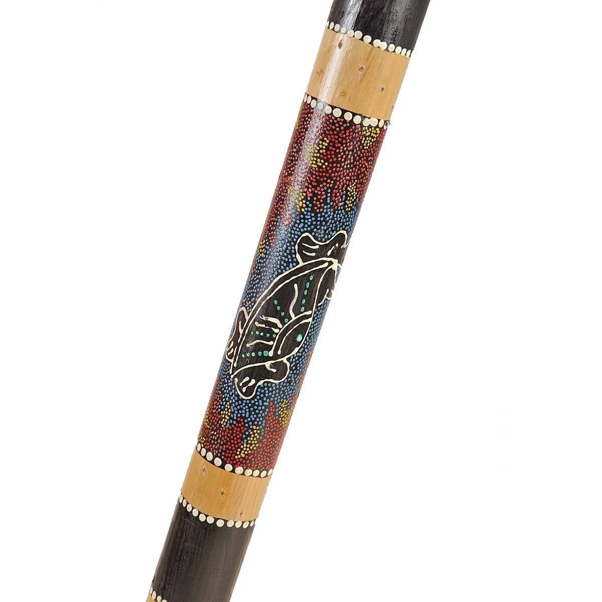 Regenmacher Rainstick Rainmaker Bambus Musik Instrument Rhythmus bemalt ...