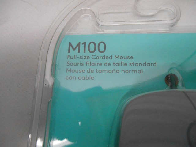 Logitech M100 3-button USB Scroll Wheel Optical Mouse for sale online ...