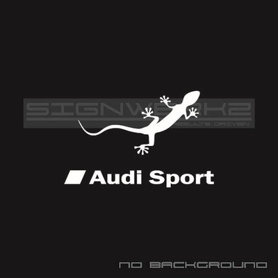 Audi Sport Gecko Decal Sticker logo A4 S4 S3 S5 A5 A6 R8 TT Pair | eBay