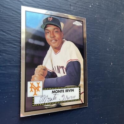 Monte Irvin 2021 Topps Chrome Platinum Anniversary Edition Baseball ...
