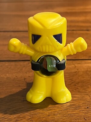 MARBLE BLASTERS Sci fi Robot marble shooter - Vintage Toy 1996 Yellow ...
