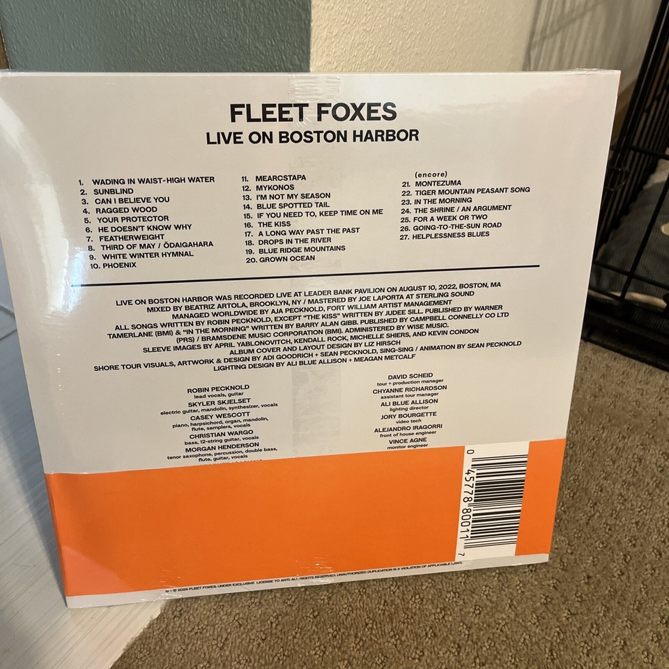 FLEET FOXES: LIVE ON BOSTON HARBOR [LP vinyl] RSD 2024 Vinyl | eBay
