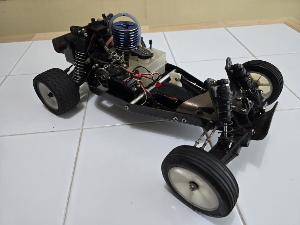 Traxxas Vintage Nitro Buggy RC Car Project Rare With New Chassis And ...
