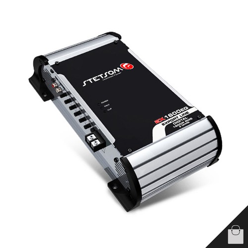 Stetsom EX 1600 EQ 1 Ohm Amplifier 1.6K W Compact Power Car Amp - USA ...