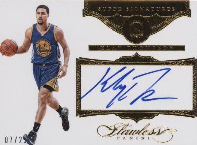 2015-16 Panini Flawless - Super Signatures Klay Thompson #SS-KT /25 (AU ...