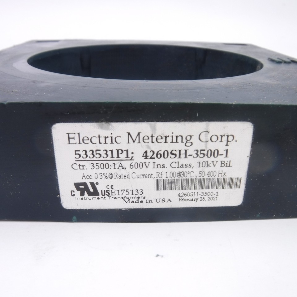 Solid Core Current Transformer 4260SH-3500-1, 3500:1A, 600V ,10kV | eBay