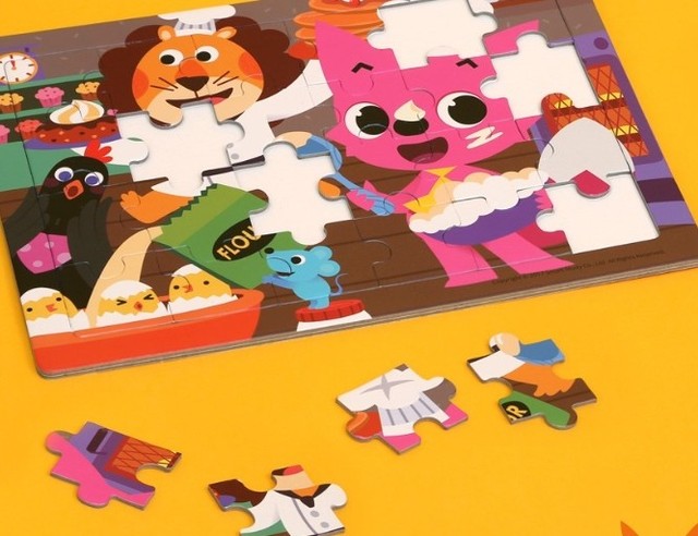 PINKFONG Creative Puzzle Bag Pinfong 4 Step Puzzles Kids Brain ...