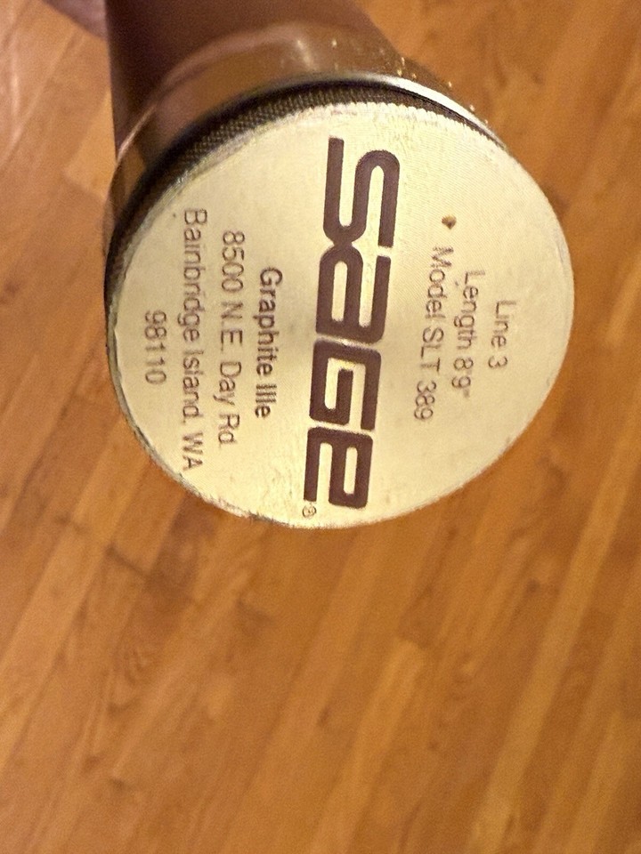 Sage SLT 389 Graphite IIIe 3wt 8'9” 2 Pce. Fly rod w/Sock and Tube | eBay