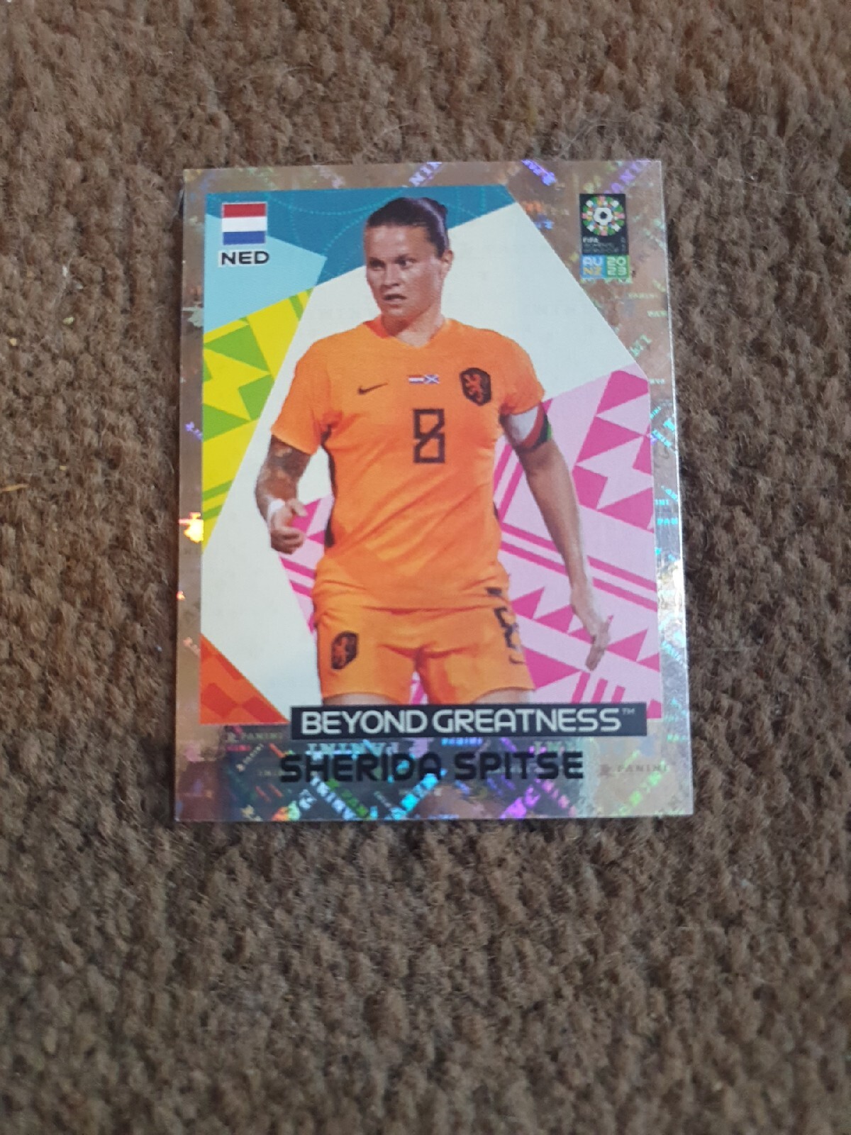 💥Panini Women’s World Cup 2023 Sherida Spitse Beyond Greatness Sticker ...