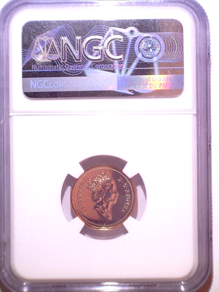 1993 NGC MS68RD Canada Small One Cent - Uncirculated Set Issue - Penny ...