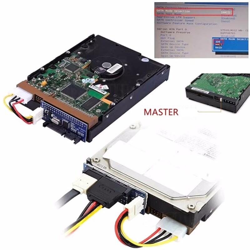 IDE to Sata 3.5 Adapter Parallel to Serial Port Hard Sata Converter ...