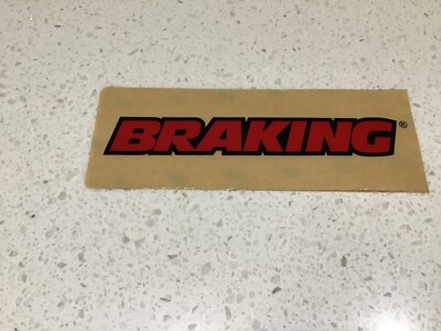 MOTORCYCLE BRAKING STICKER YAMAHA SUZUKI HONDA KAWASAKI KTM ENFIELD ...