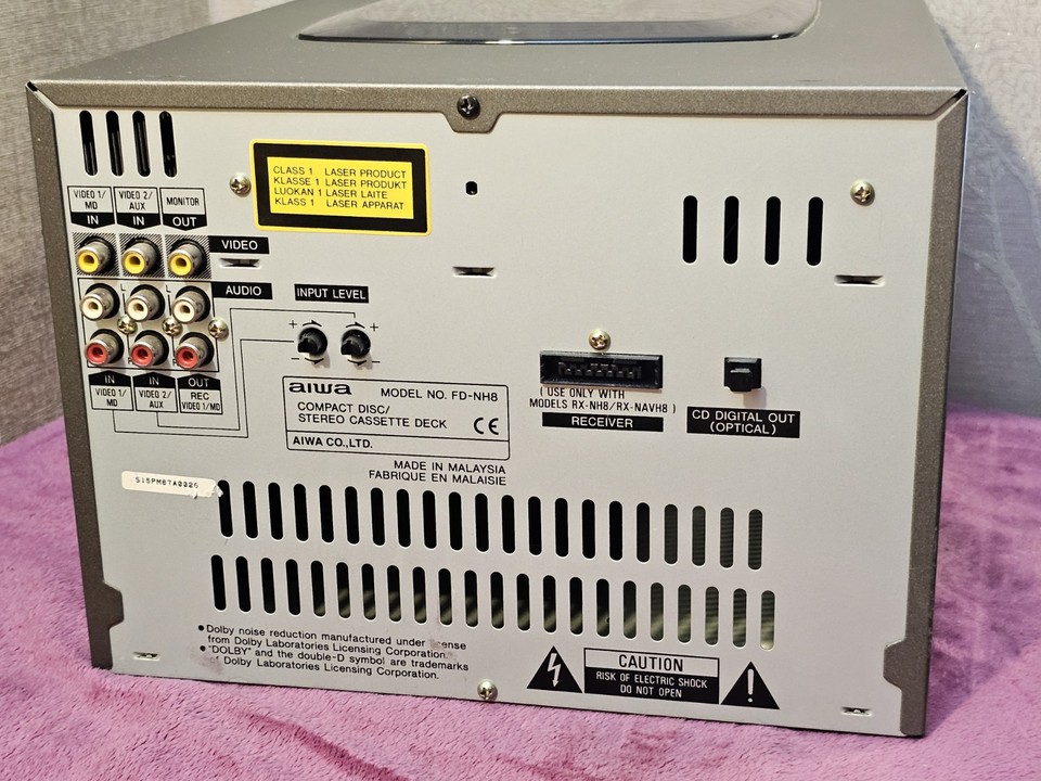 AIWA FD-NH8 Triple CD Player and Double Cassette Deck Hi-Fi Separate ...