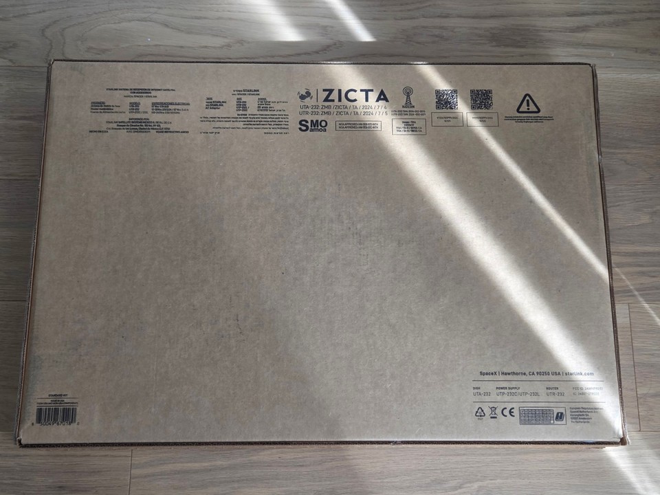 Starlink Gen 3 Satellite Standard Kit V3 Dish UTA-232 + Router UTR-232 ...