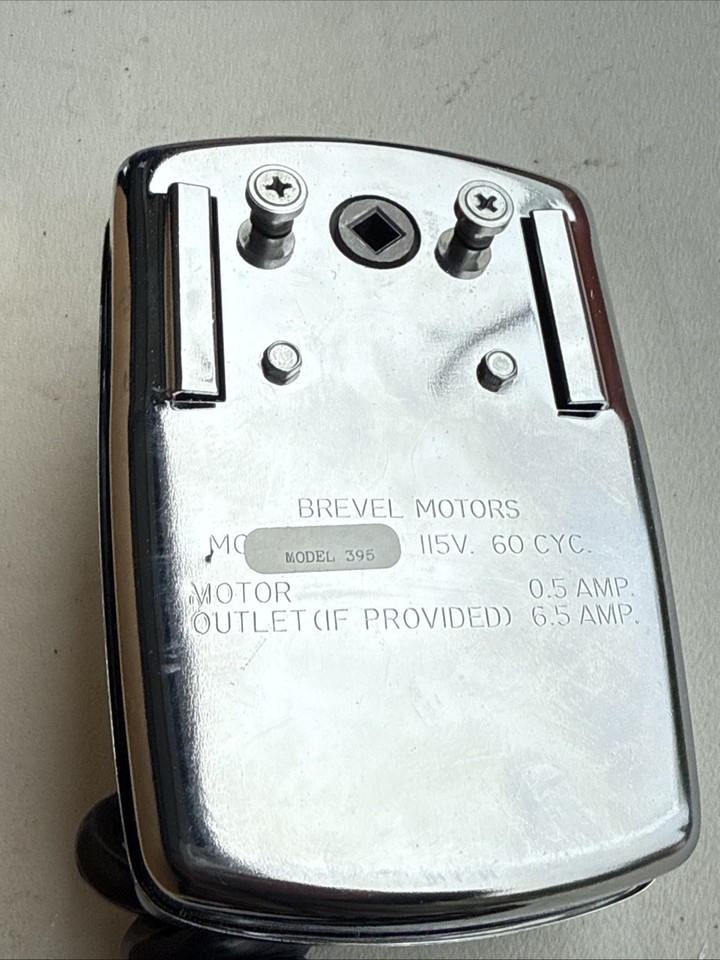 NEW Brevel Model 395 115v. 60 CYC Chrome Rotisserie Motor | eBay