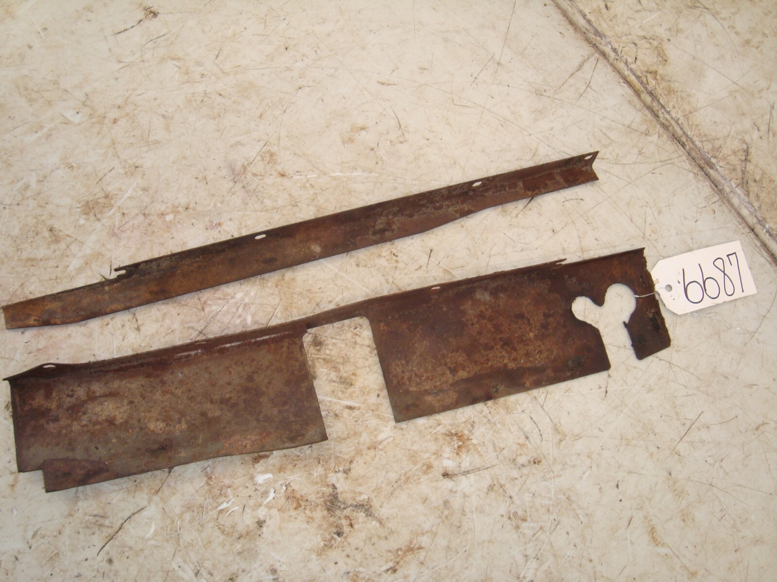 1959 Massey Ferguson 50 Tractor Side Radiator Plates | eBay