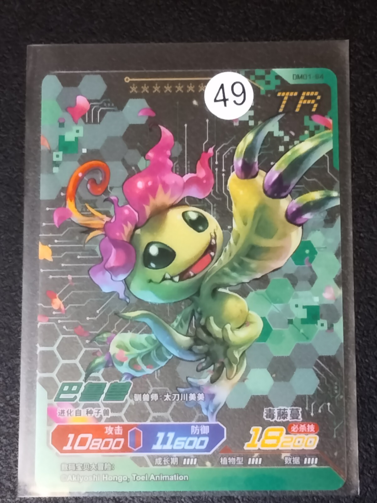 Digimon Trading Card TR Palmon CCG TCG Anime | eBay