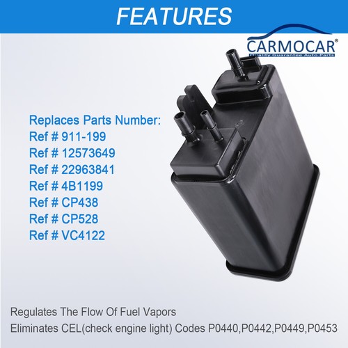 Vapor Canister 22963841,911-199,12573649 For Cadillac Chevy Hummer 5.3 ...