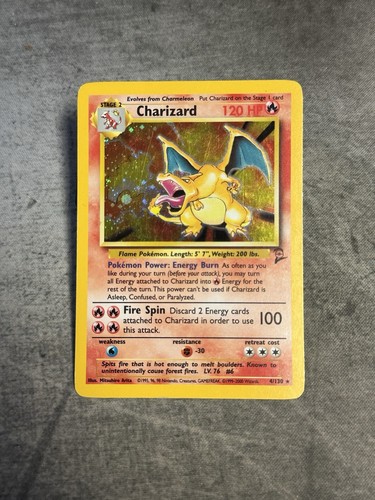 Pokémon TCG Charizard Base Set 2 4/130 Holo Unlimited Holo Rare | eBay