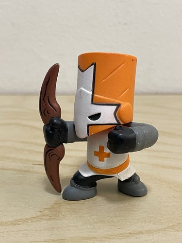 Castle Crashers figure (2010) Rare - Orange Knight with Bow - Behemoth ...
