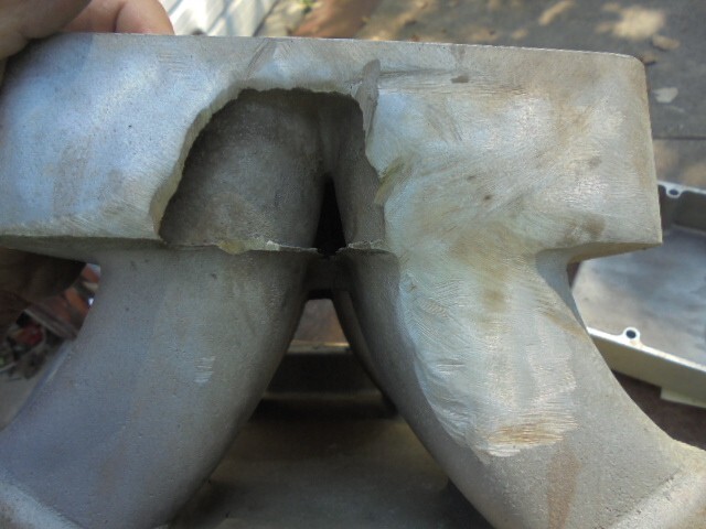 Aluminum Tunnel Ram Intake SBC Edelbrock TR1 BREADBOX IHRA NHRA RAT ROD ...