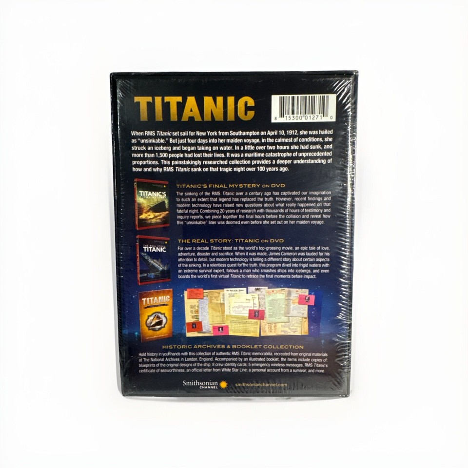 Smithsonian Channel Titanic - Heritage Collection 2-DVDs Archives Box ...