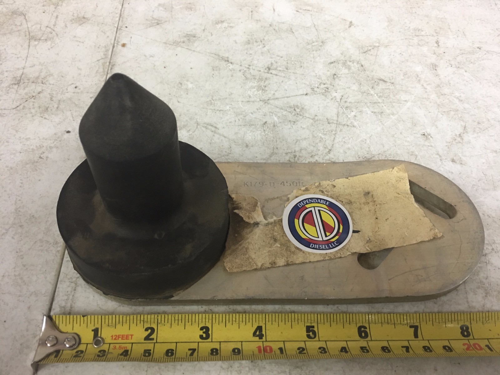 KW Hood Locator Pin & Bracket Kenworth # K179-D-450R Ref. # K179450R ...